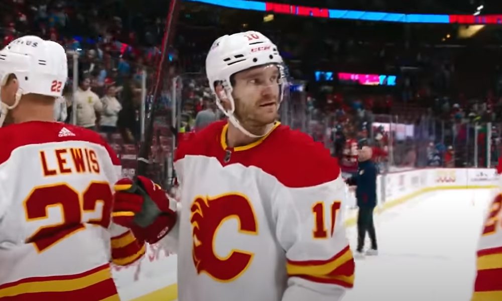Flames Fans Await Huberdeau's Return to Peak Performance
