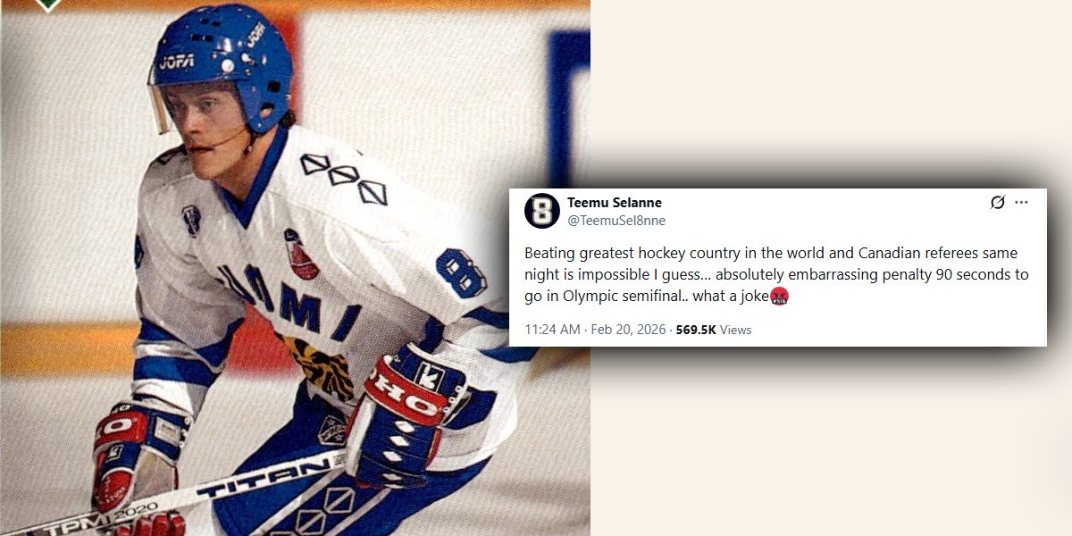 Teemu Selanne Blasts 'Canadian Referees' After Olympic Semifinal Loss ...